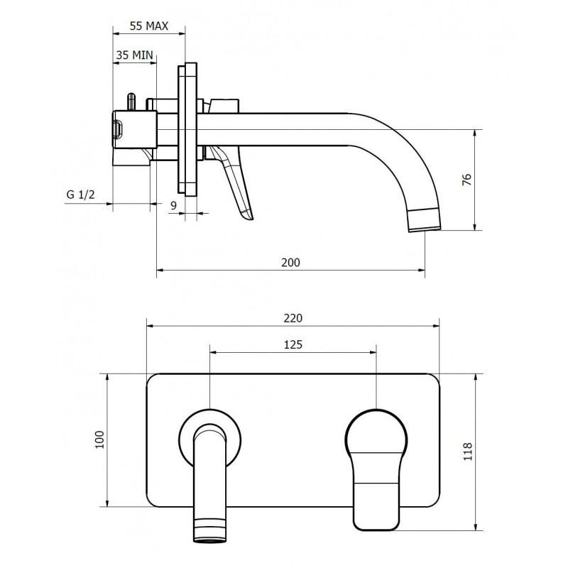 ZIPPONI ΜΠΑΤΑΡΙΑ ΝΙΠΤΗΡΑ ΕΝΤΟΙΧΙΖΟΜΕΝΗ 171mm ΠΛΗΡΗΣ DALI